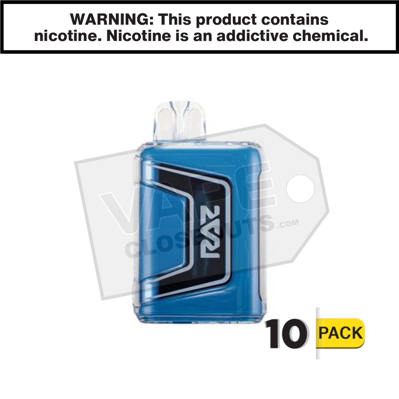 RAZ TN9000 Blue Raz Ice Disposable Vape — VC