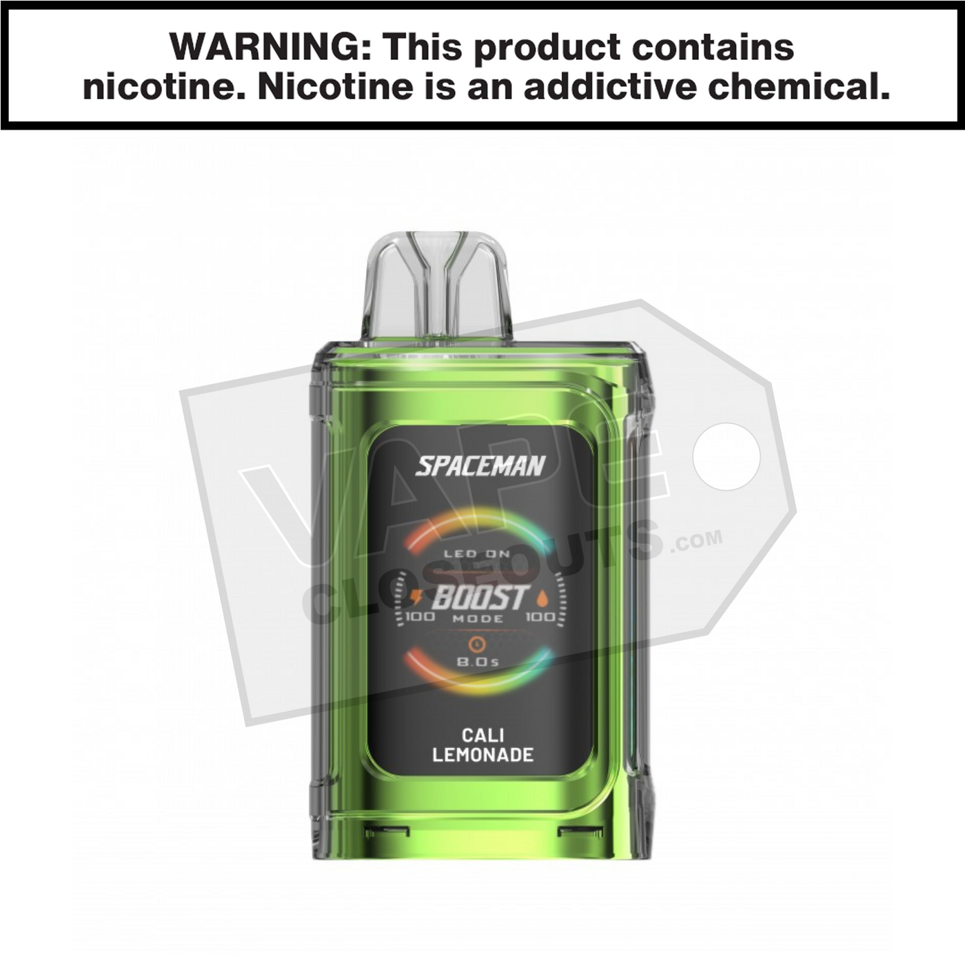 Cali Lemonade Spaceman Prism 20k Disposable Vape — VC