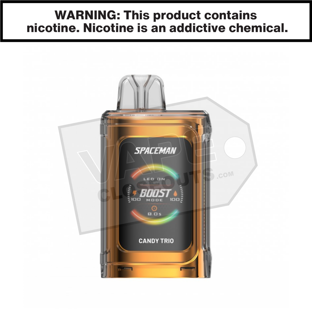 Candy Trio Spaceman Prism 20k Disposable Vape — VC