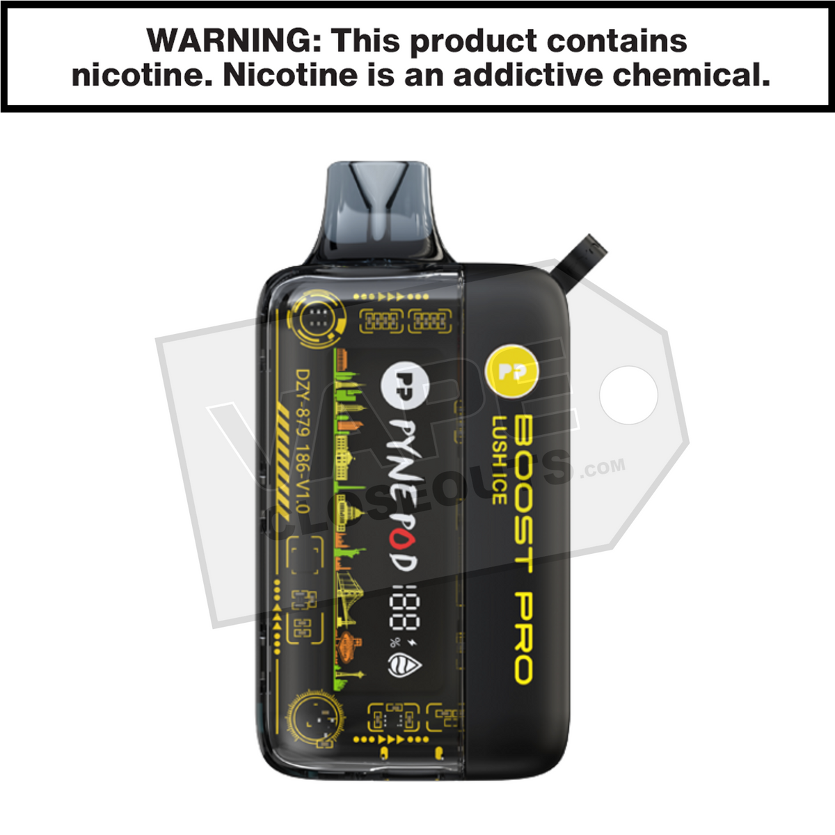 Lush Ice Pyne Pod Boost Pro 20K Disposable Vape — VC