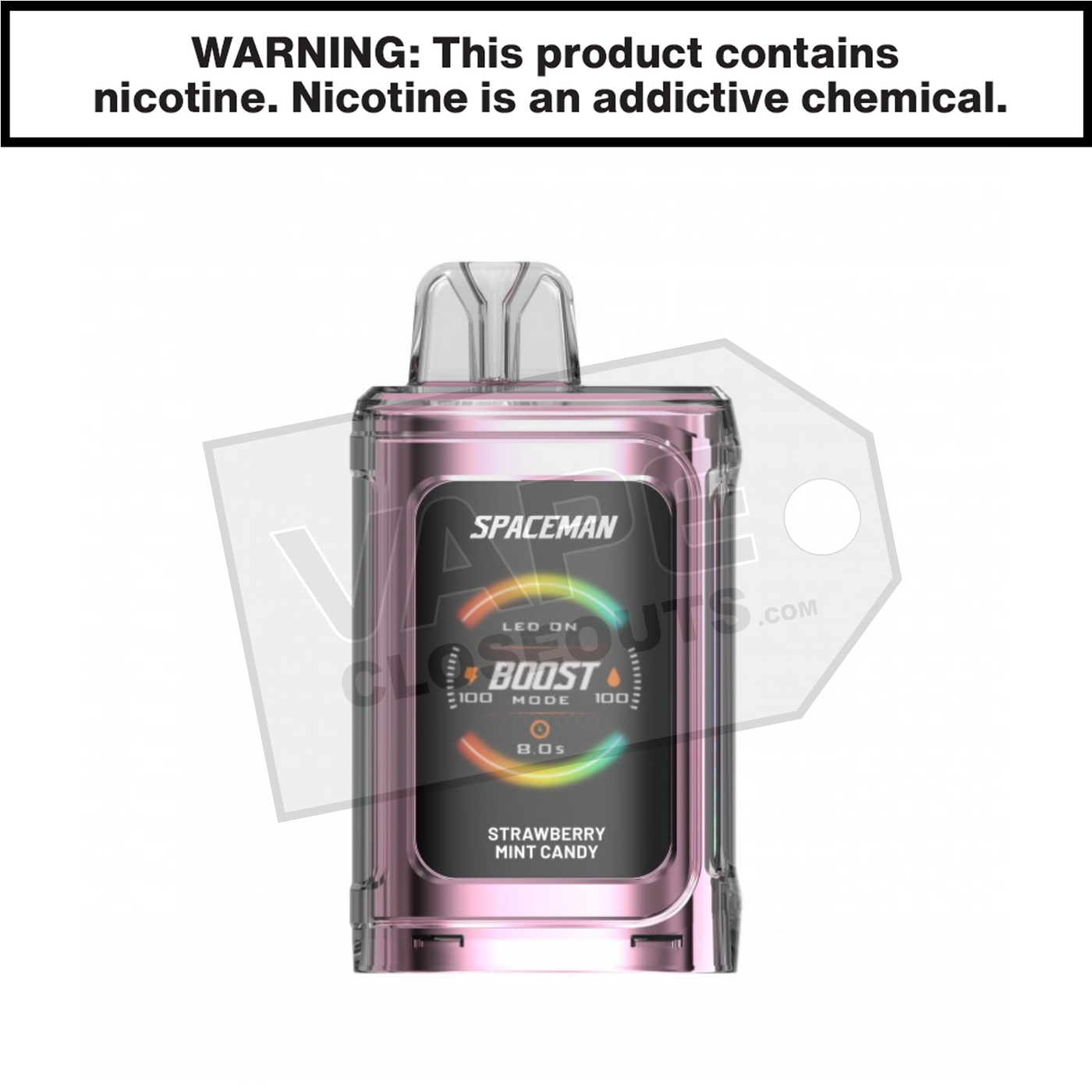 Strawberry Mint Candy Spaceman Prism 20k Disposable Vape — VC