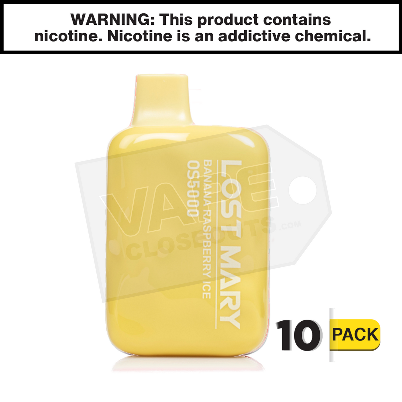 Banana Raspberry Ice Lost Mary OS5000 Disposable Vape — VC