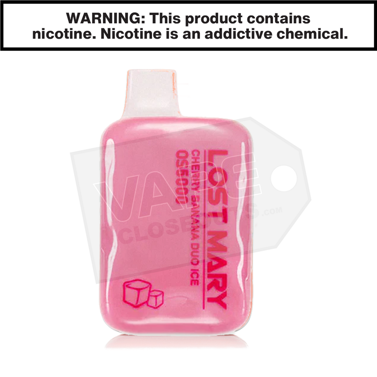 Cherry Banana Duo Ice Frozen Edition Lost Mary OS5000 Disposable Vape — VC