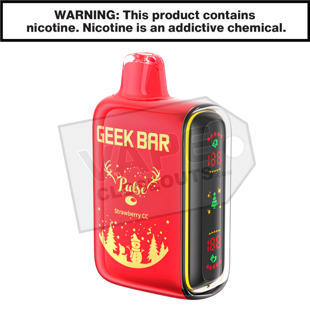 Strawberry CC Geek Bar Pulse Disposable Vape — VC