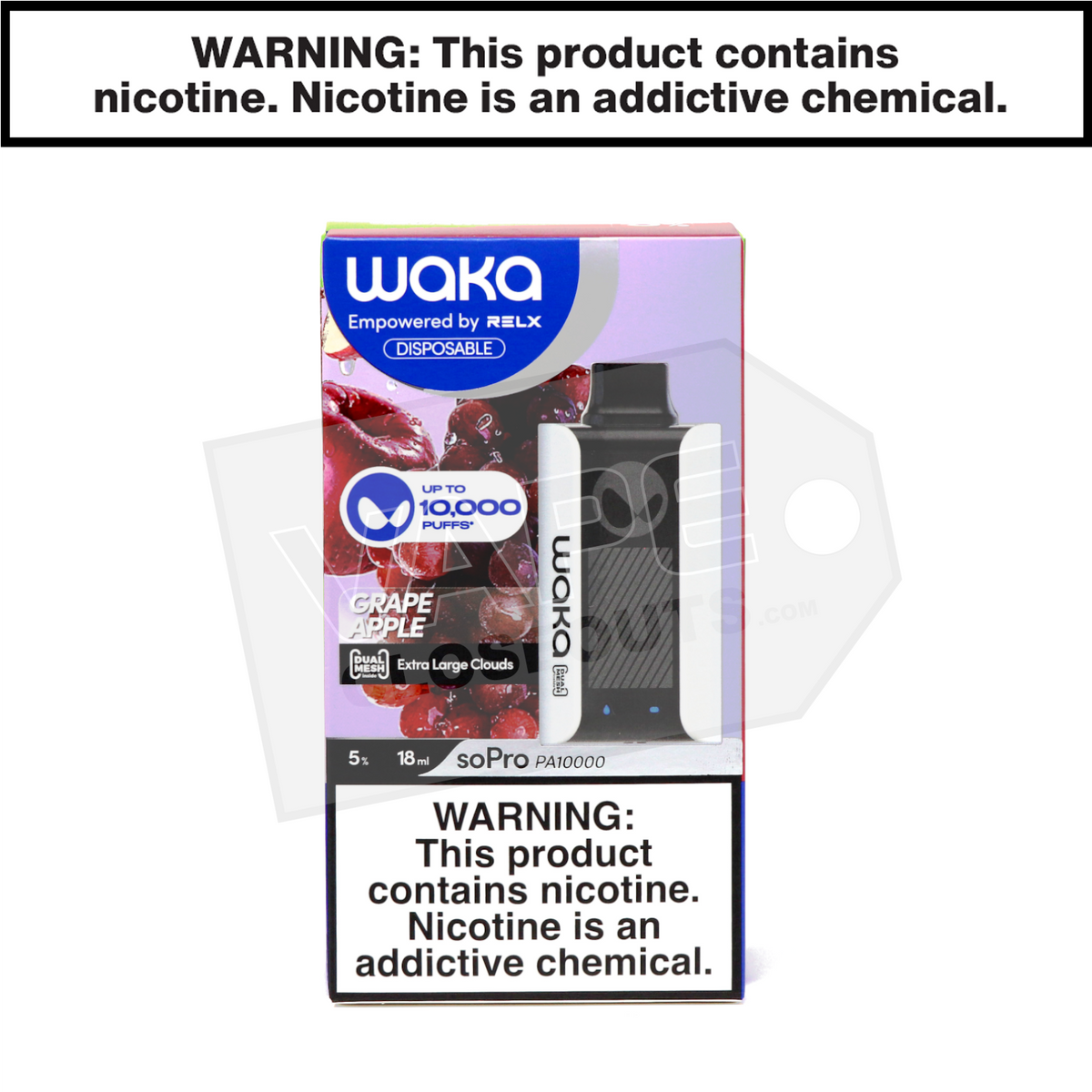 Grape Apple WAKA soPro PA10000 Disposable Vape — VC