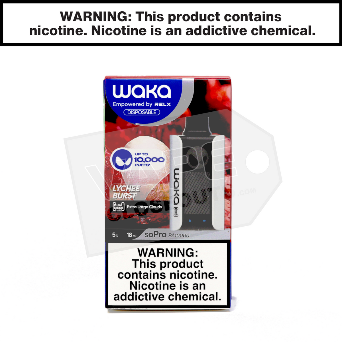 Lychee Burst Strawberry WAKA soPro PA10000 Disposable Vape — VC