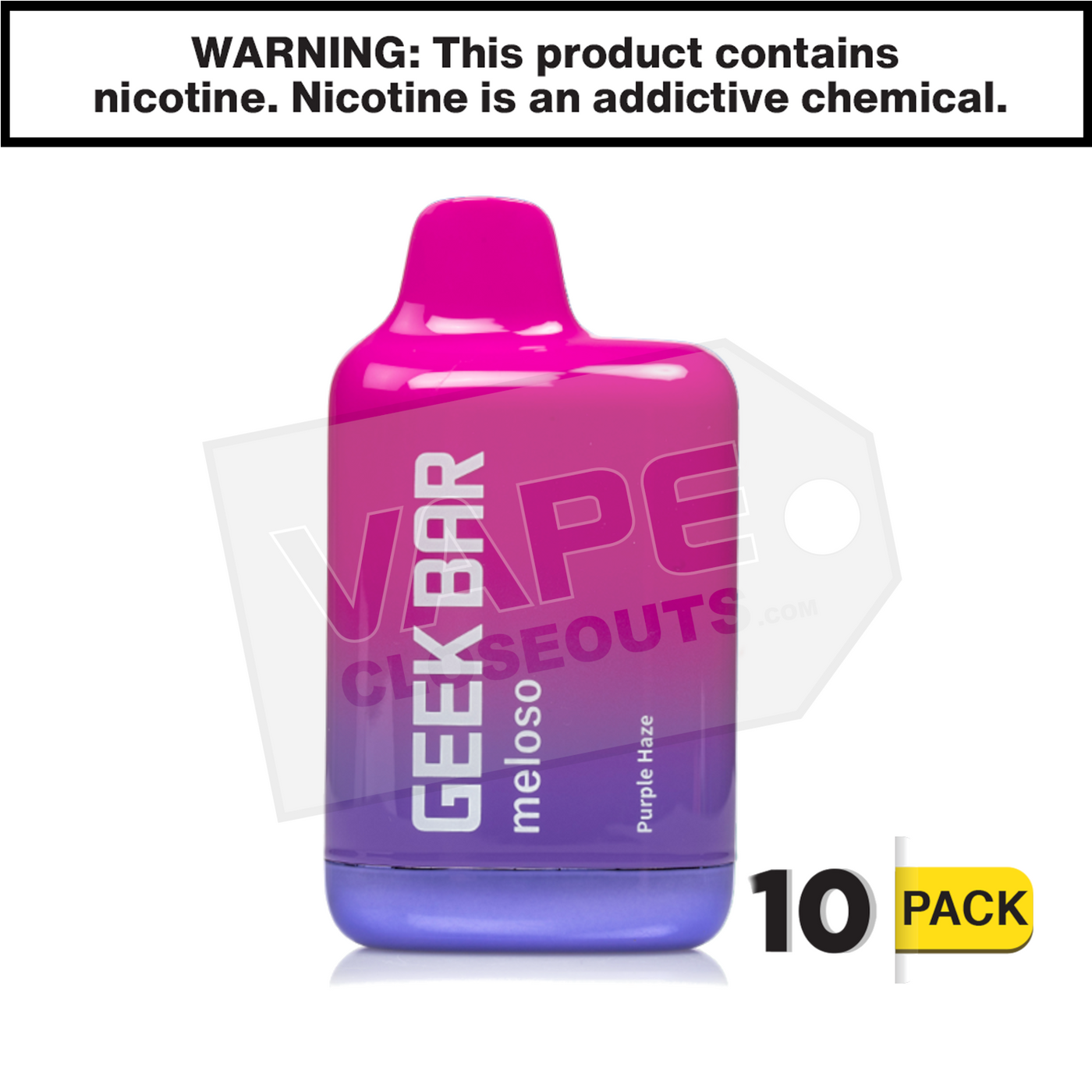 Purple Haze Geek Bar Meloso Max Disposable Vape — VC