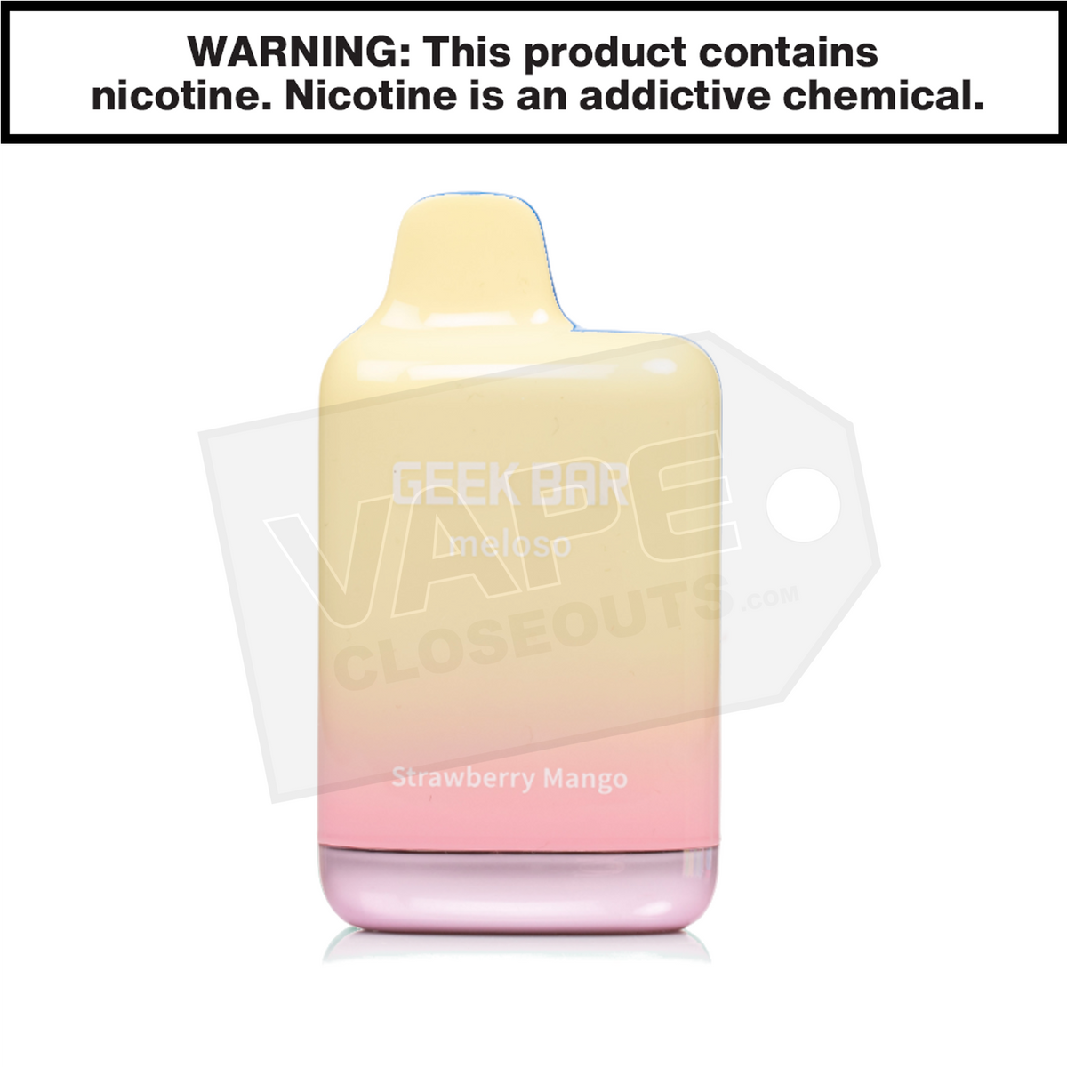 Strawberry Mango Geek Bar Meloso Max Disposable Vape — VC