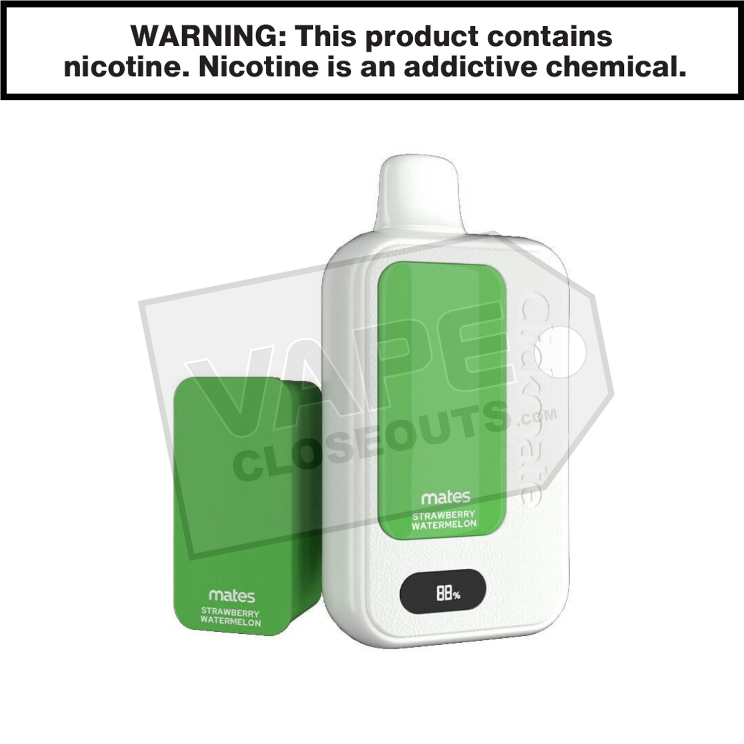 Strawberry Watermelon 7 Daze Clickmate 15000 Disposable Vape Kit — VC