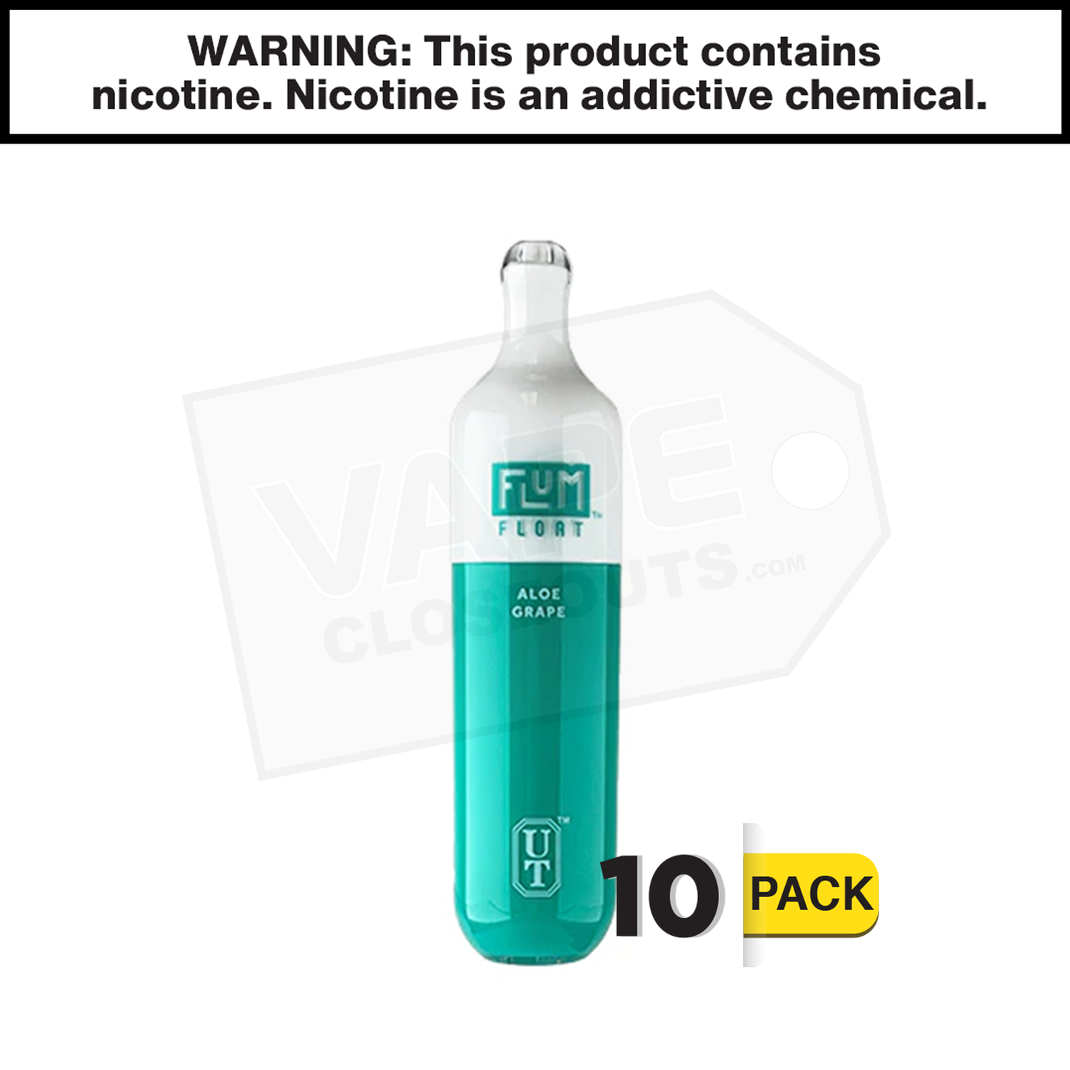 Flum Float | Aloe Grape | 3000 Puffs Disposable Vape — VC